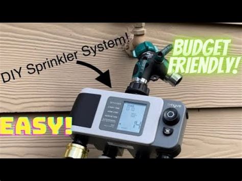 How To Make Your Sprinkler System - YouTube