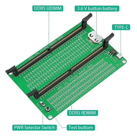 Ddr5 Rdimmudimm Memory Tester Desktop Computer Ddr5 Memory Test Card