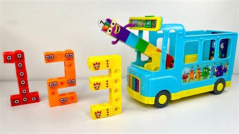 learn rainbow numberblocks rainbow counting bus simply math 🧮 cubes