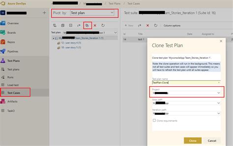Azure Devops Copying A Test Plan To Different Projects Stack Overflow