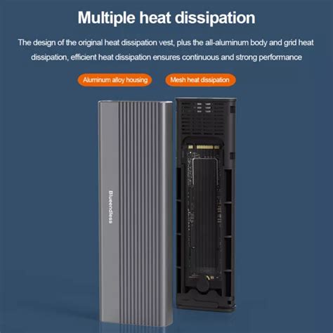 M NVME NGFF SSD Enclosure Gen Gbps External SSD Case SATA Type C To USB A PicClick AU