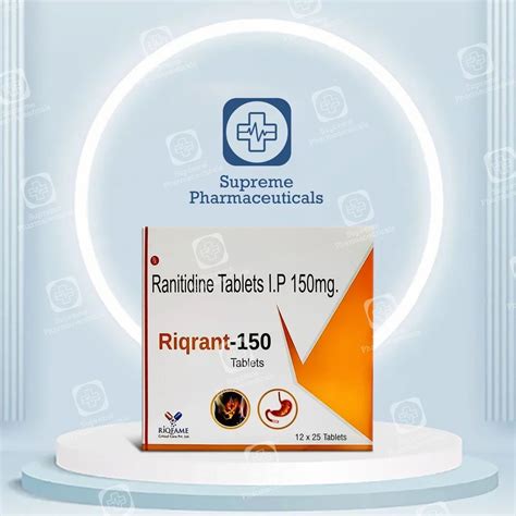 Ranitidine Hcl 150mg Tablets Riqrant Brand Fast Usa Shipping At ₹ 45