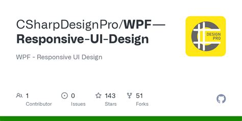 Wpf Responsive Ui Design Mainwindow Xaml At Main · Csharpdesignpro Wpf Responsive Ui Design