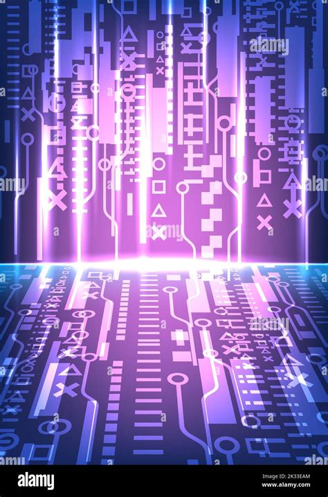 Abstract Futuristic Technology Background Vector Illustration Stock Vector Image And Art Alamy