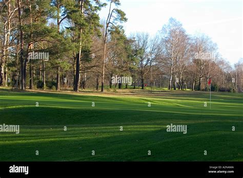 Golf Course Berlin Germany Stock Photo Alamy