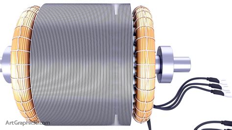 Induction Motor Stator And Rotor 3d Model Download