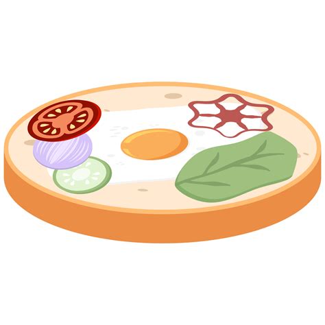 White Bread Slices With Fried Eggs Ready To Serve 27994010 Png