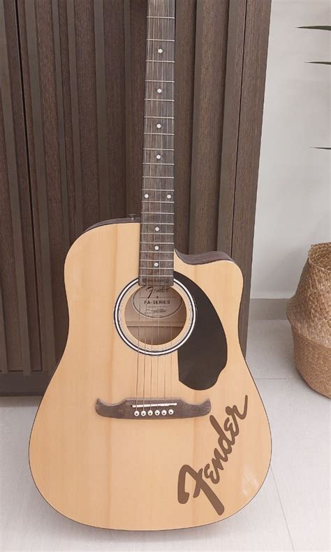 Fender Acoustic Electric Guitar Hobbies Toys Music Media Musical Instruments On Carousell