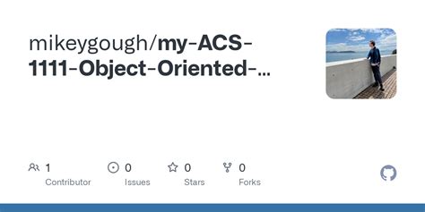 Github Mikeygoughmy Acs 1111 Object Oriented Programming Bank Account