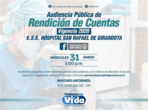 Transparencia Ese Hospital San Rafael De Girardota