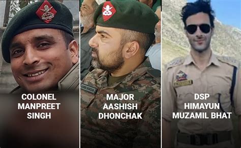 कर्नल मनप्रीत और मेजर आशीष को मिला था मेडल Dsp हुमायूं के पिता भी रह