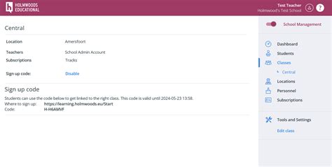 Helpdesk Create A Class Code Holmwoods