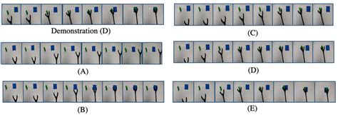 18 Snapshots Of The Video Samples Of The Reach Push Task Collected It