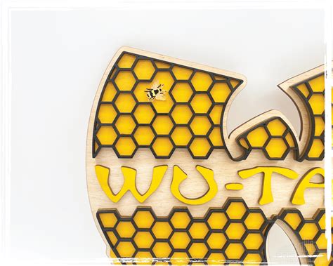Custom Honeycomb Wu Tang Sign Killer Bees Wall Art Wu Tang Clan Inspired Decor Personalized Hip