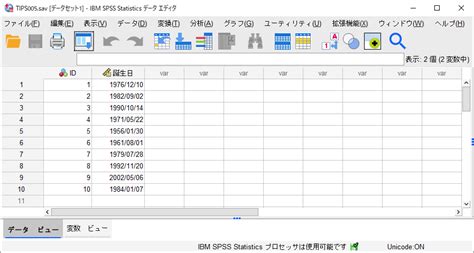 生年月日から年齢を計算する方法 Spss Tips Statsguild Inc