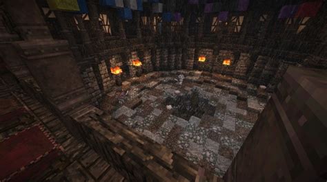 Medieval Fighting Pits Minecraft Map