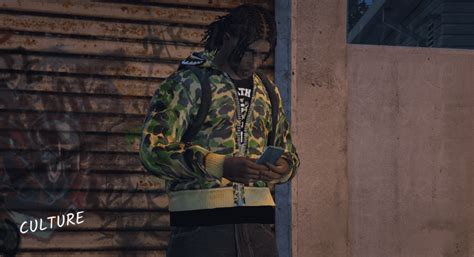 Bape Hoodie Male Gta 5 Mod