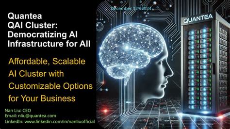 Democratizing Artificial Intelligence Infrastructure For All Ppt