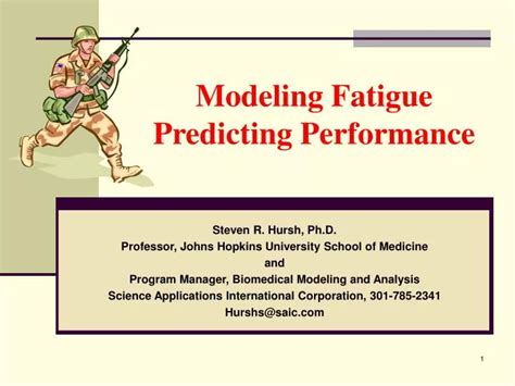 PPT Modeling Fatigue Predicting Performance PowerPoint Presentation Free Download ID 5632243