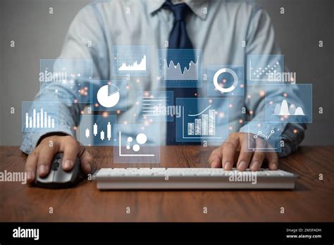 Big Data Analytics And Business Intelligence Business Analytics Concept With Chart And Graph