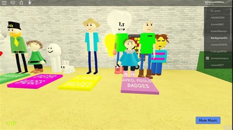 How To Get The April Fools Easter Eggs In Baldis Basics Rp Youtube