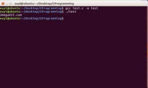 在LinuxUbuntu下编写编译C语言 OmegaXYZ