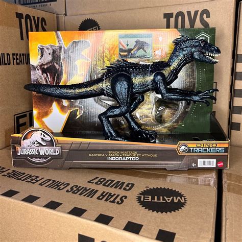 Jurassic World Track N Attack Indoraptor Dinosaur Figure Tracking Gear