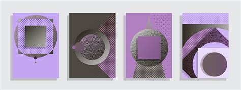 브로셔 커버 디자인을 위한 추상적인 기하학적 패턴 배경 파란색 노란색 빨간색 주황색 분홍색 및 녹색 벡터 배너 템플릿 추상적인에 대한 스톡 벡터 아트 및 기타 이미지