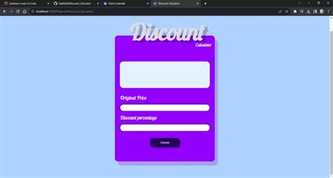 Redesigned Discount Calculator With Figma Badreddine Bentiah Posted On The Topic Linkedin