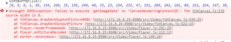 Failed To Execute GetImageData On CanvasRenderingContext D The Source Width Is Issue
