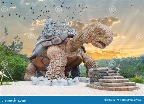 Turtle Statue At The Dr Seuss Museum In Springfield Massachusetts