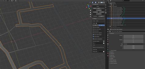 Faces How Do I Change The Road Width After Using Blender OSM To Import Them Blender Stack