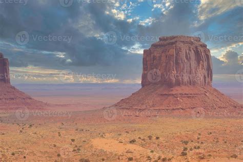 Monument Valley Dramatic Landscape Colorado Plateau On The Arizona