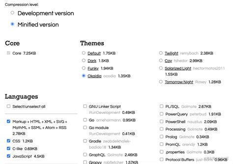 Vue中prismjs实现代码高亮展示行号prims官网 Html中直接使用p 掘金