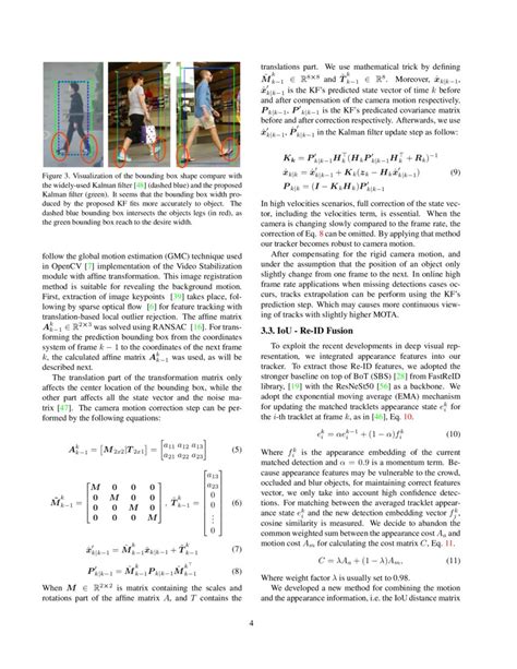 bot sort robust associations multi pedestrian tracking deepai