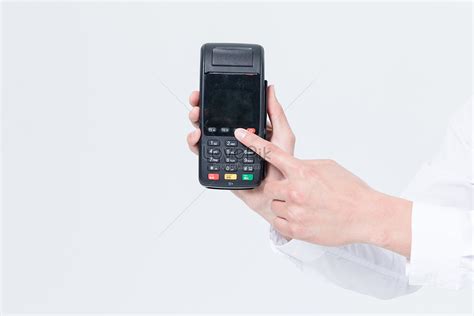 비즈니스 남자 손 Pos 기계 사진 무료 다운로드 Lovepik