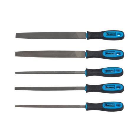 Five Piece File Set Flat File Set Woodworking Grinding Steel File Set Flat Flat Steel File Set