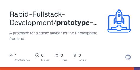 Github Rapid Fullstack Developmentprototype Sticky Navbar A