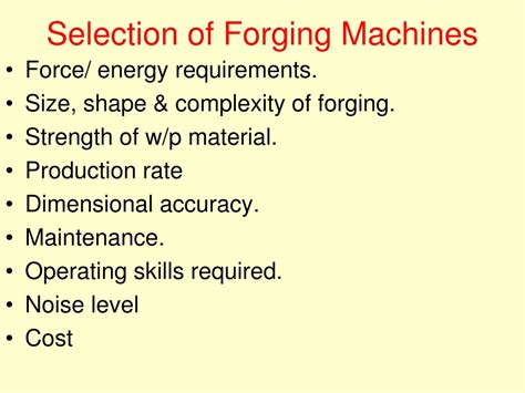 Ppt Forging Introduction Powerpoint Presentation Free Download Id 9499288