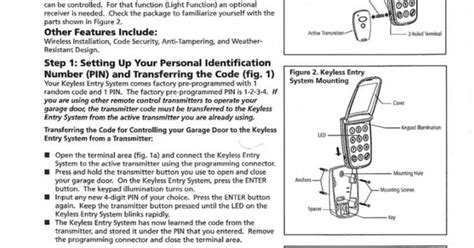 Garage Door Zone Blog Marantec M3 631 Keyless Entry Programming