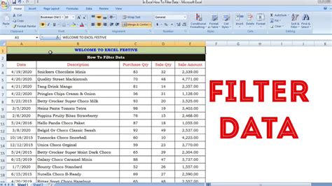 How To Use FILTER DATA Step By Step In Excel Tamil YouTube