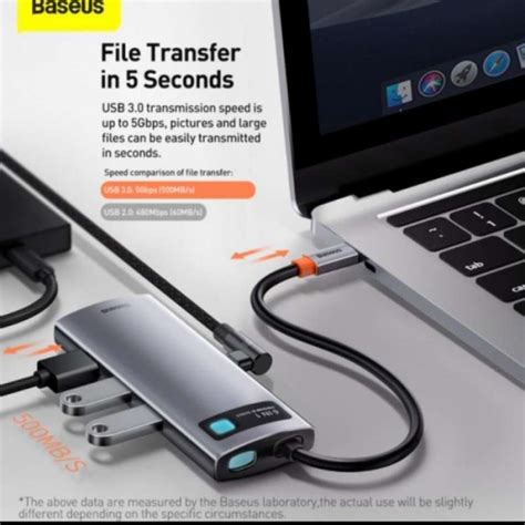 Promo Baseus In Metal Usb C To Hub Hdmi K Rj Lan Ethernet New Mac Diskon Di