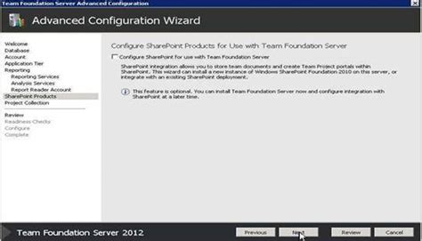 TFS Installation Steps ASP Net Examples