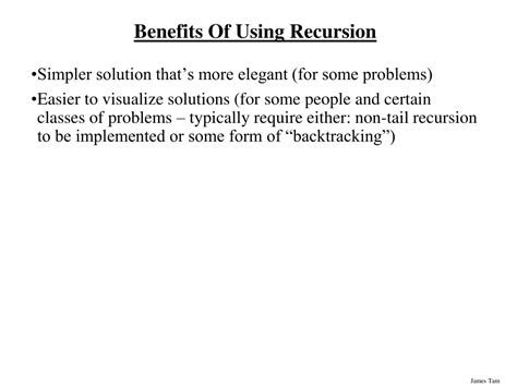 Ppt Mastering Recursion Programs Philosophy And Applications