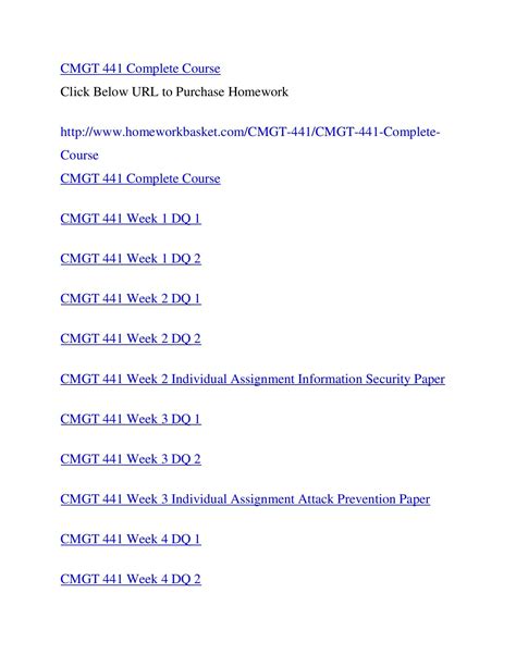 Cmgt 441 Complete Course Robertbt304 Page 1 2 Flip Pdf Online Pubhtml5