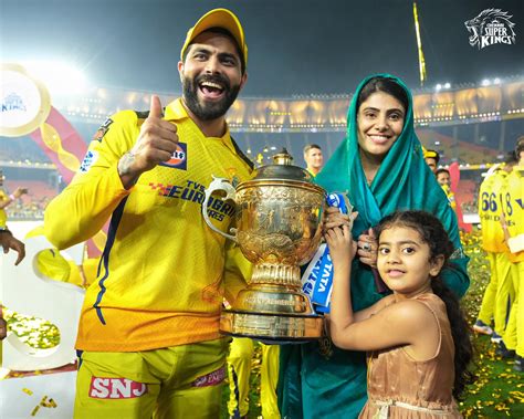 Ravindra Jadeja-Rivaba's LOVE Story After CSK Win IPL 2023 Final Steals SHOW | IN PICS