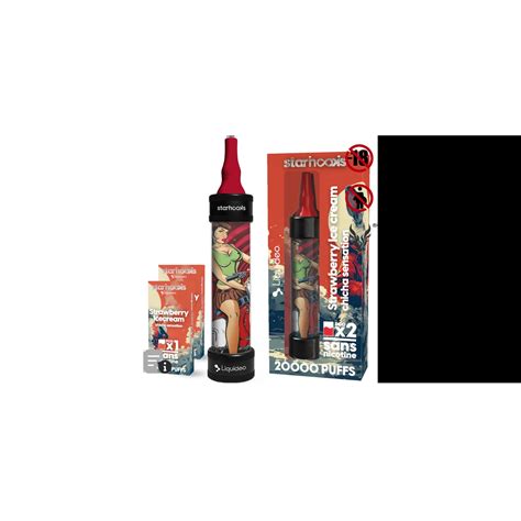 Puff Chicha Strawberry Ice Cream De Starhooks Par Liquideo