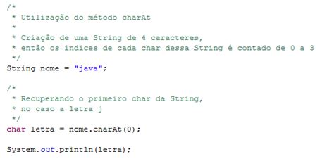 Métodos Utilitários Da Classe String