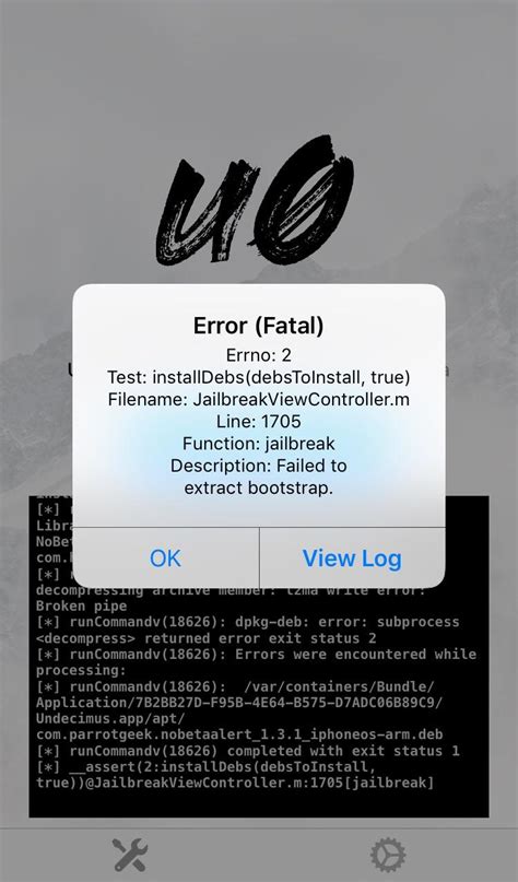 Help How Do I Fix This Error R Jailbreak