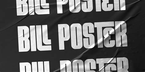 Bill Poster Font Webfont And Desktop Myfonts